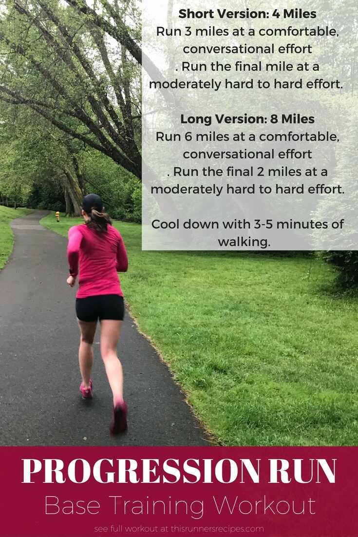 Progression Runs: Run Faster during Base Training - Blog