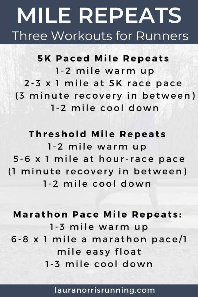 Mile Repeats: 3 Workouts to Run Faster